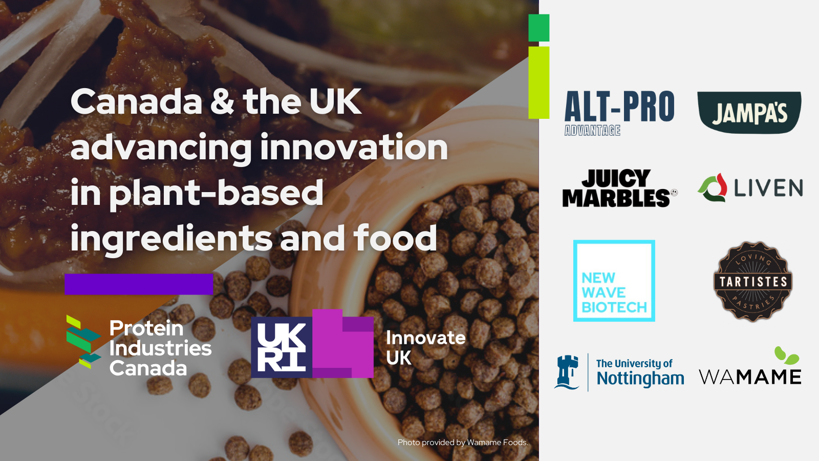 Protein Industries Canada and Innovate UK announce two joint projects ...
